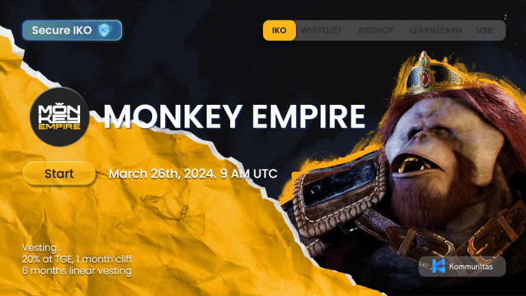 Kommunitas X Monkey Empire Secure IKO Details | Kommunitas Blog