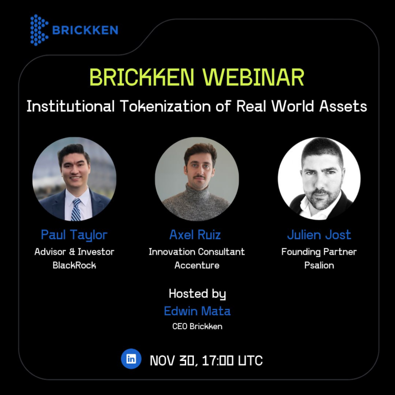 Brickken Webinar: Institutional Tokenization of Real World Assets ...
