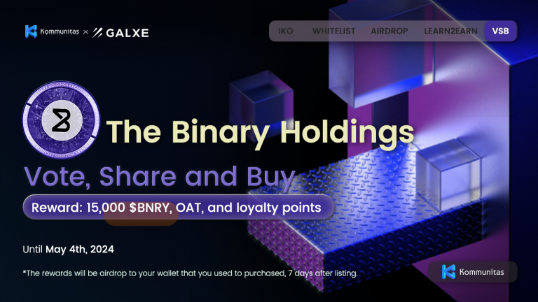 The Binary Holdings VSB Campaign | Kommunitas Blog